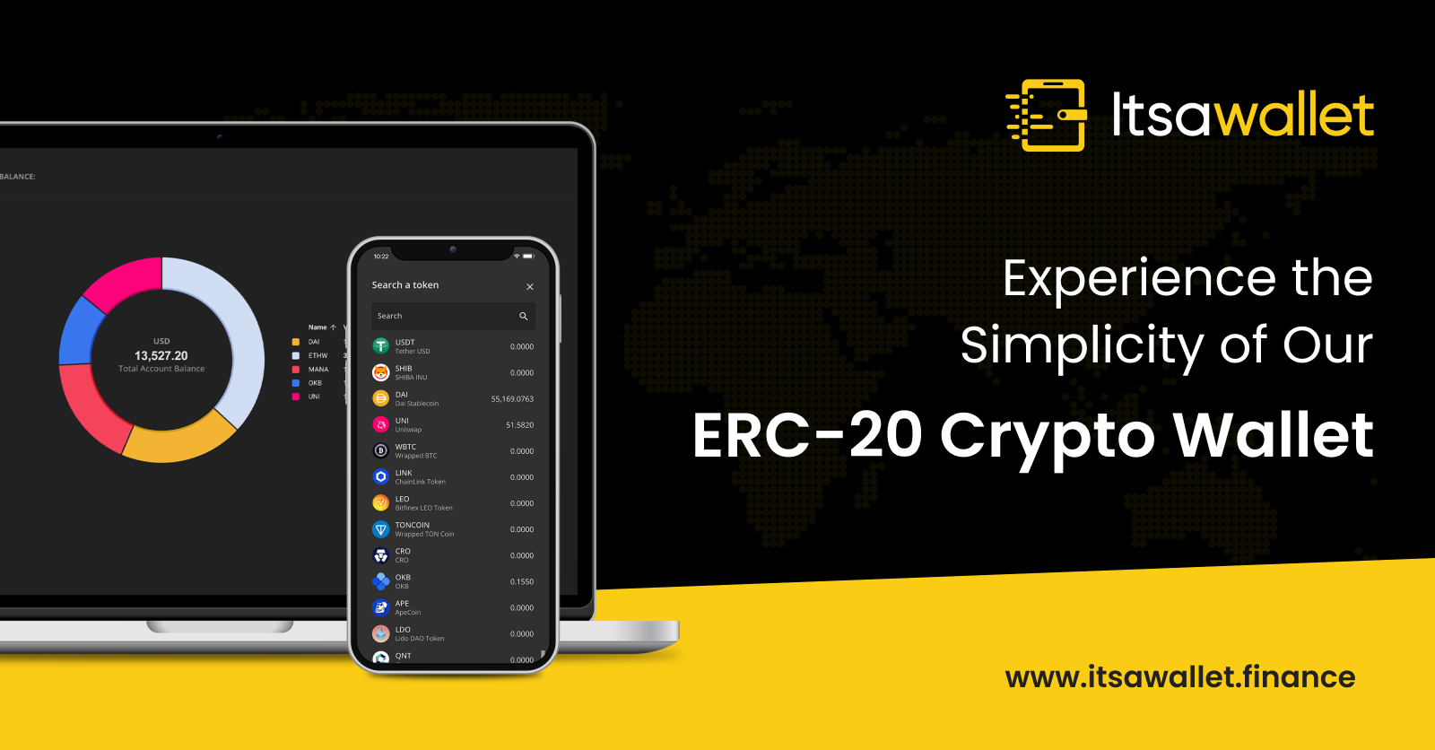 ItsaWallet - Experience the Simplicity of Our ERC-20 Crypto Wallet